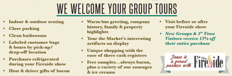 Book a Tour to Jones Market | Fort Atkinson, Wisconsin